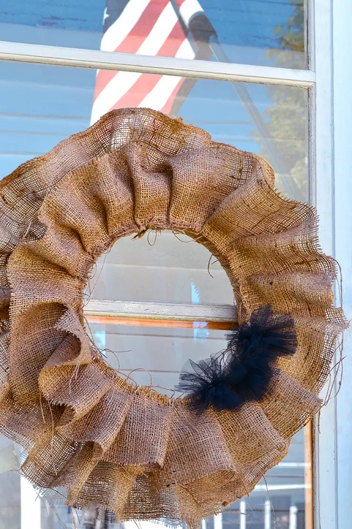 Easy DIY Burlap Wreath